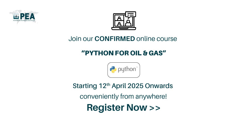 Python For Oil & Gas | 12th April 2025